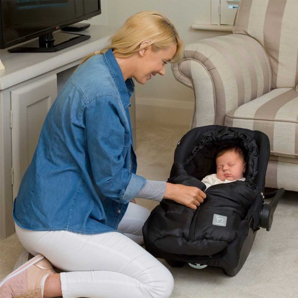 Clevamama Car Seat Footmuff - Black - Bambinos, Wexford